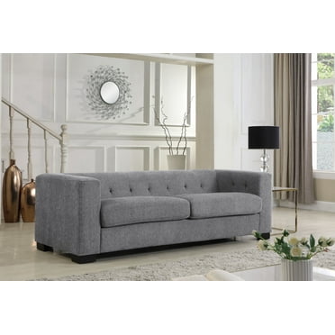 Chic Home Sectional Sofa, Navy Linen - Walmart.com