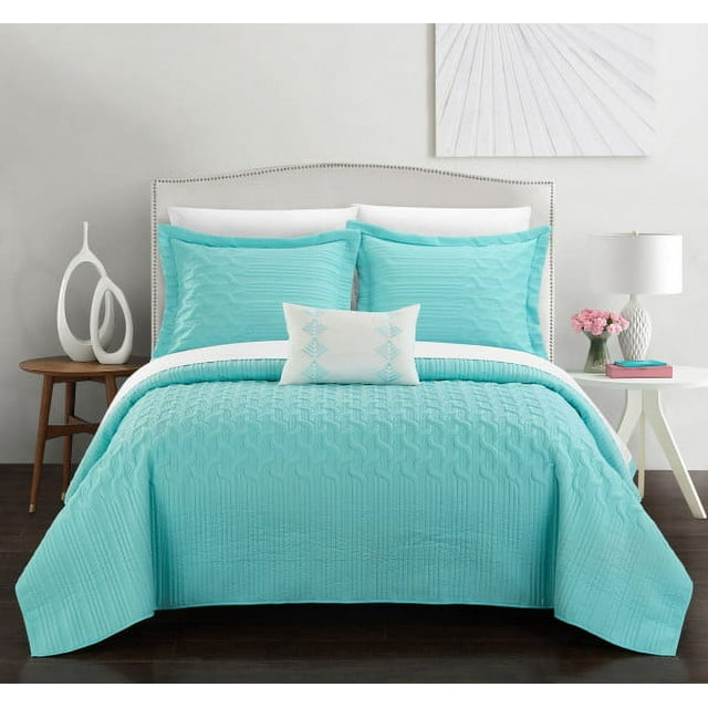 Chic Home Shala 3 Piece Vine Pattern Quilt Cover Set - Walmart.com