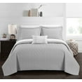 Chic Home Shala 4 Piece Vine Pattern Quilt Cover Set - Walmart.com