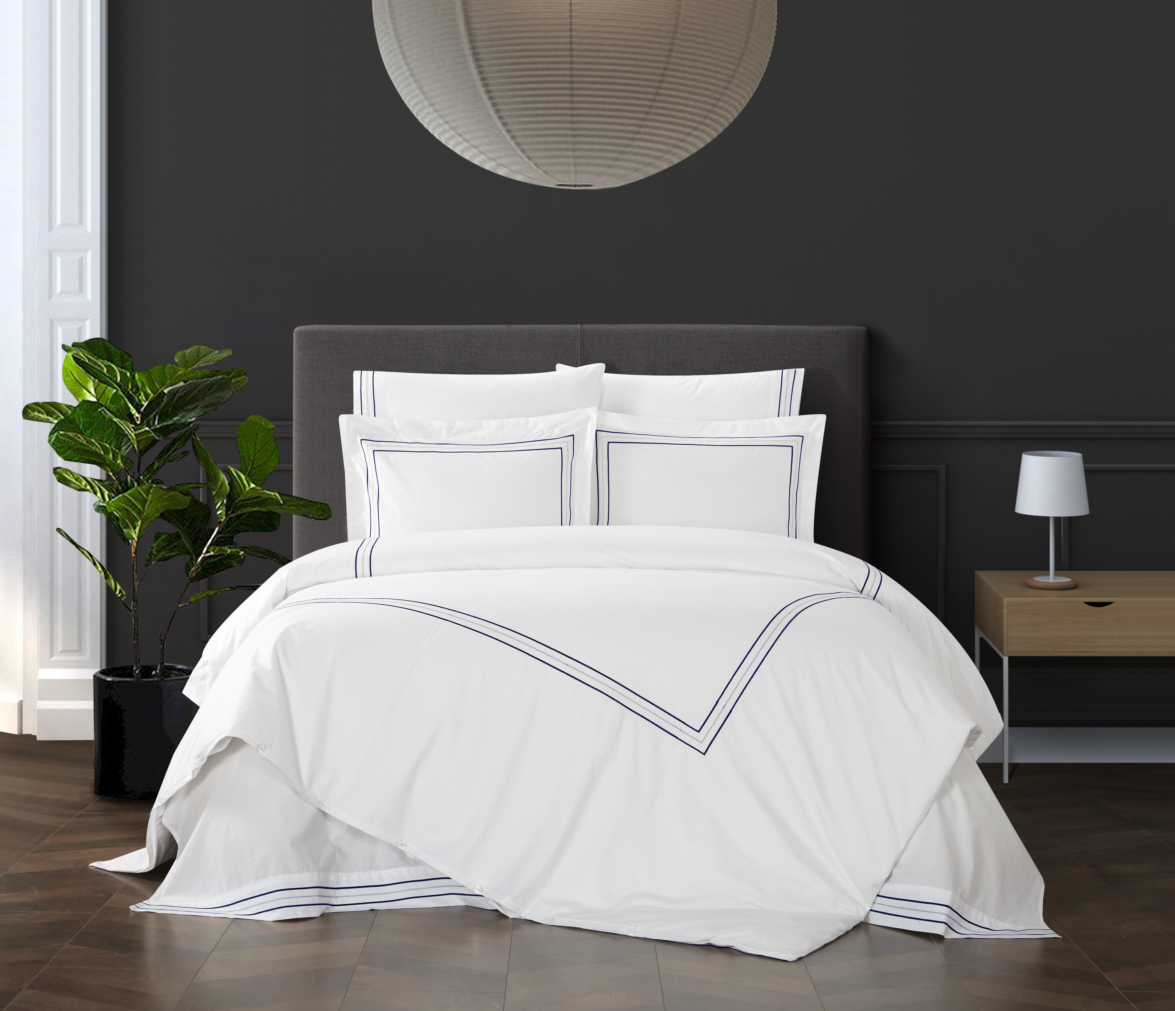 Chic Home Stryder Blue King 3-Piece Duvet Set - Walmart.com