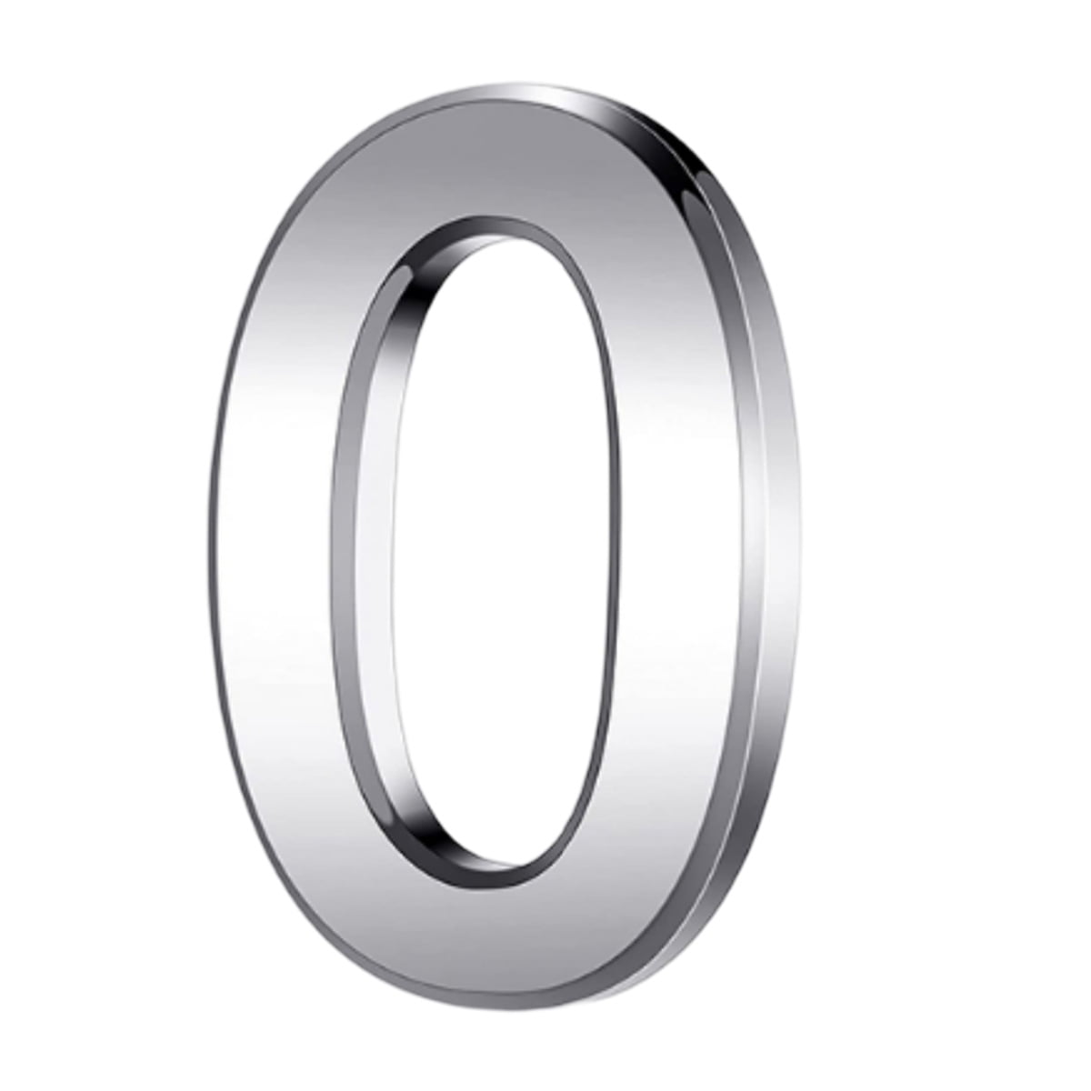 Chic House Numbers, Stainless Steel 3 Inch Weatherproof Self Stick ...