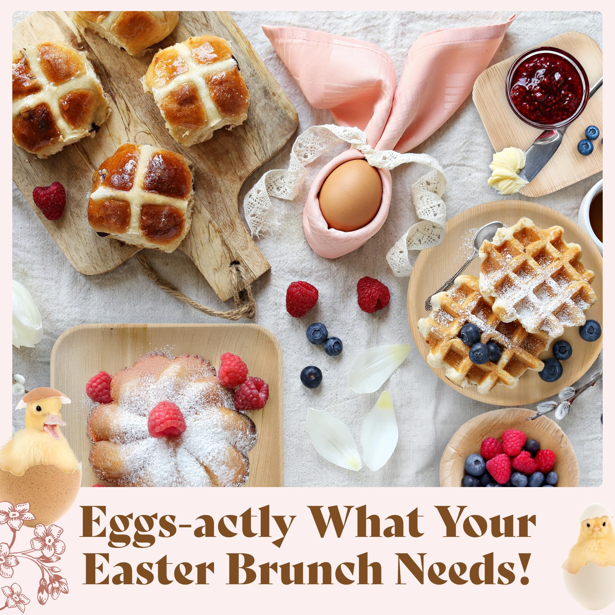 Chic Leaf Palm AJH3 Leaf Mini Disposable Bamboo Small Plates & Dessert ...