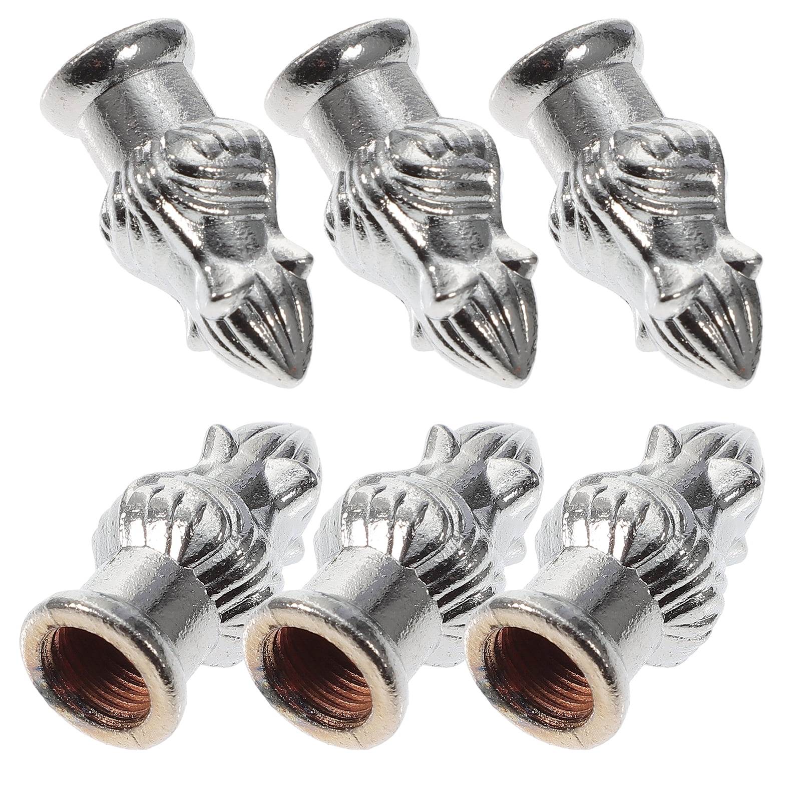 ifundom Metal Lamp Finials Caps for Lamp Decor, Alloy, 6 Pieces ...