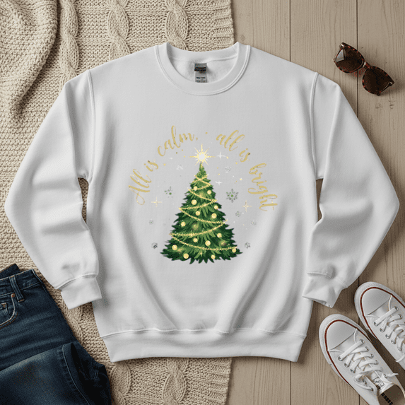 Chic Minimal Holiday Tree Simple Modern Festive Clean Art Graphic ...