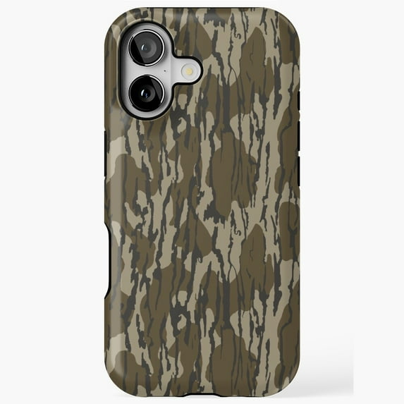 Chic Neutral Camouflage Soft Texture Pattern Case with iPhone 17 to 11 ...