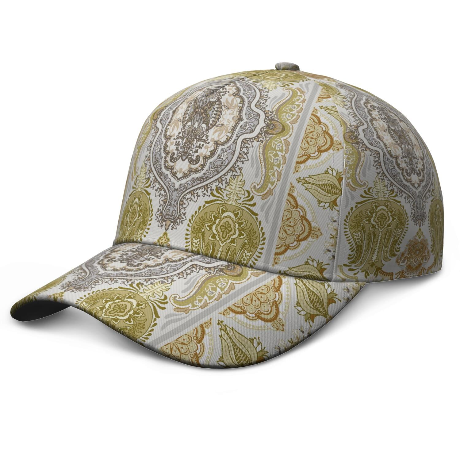 Chic Paisley Pattern Baseball Cap – Boho Vintage Retro Ethnic Dad Hat ...