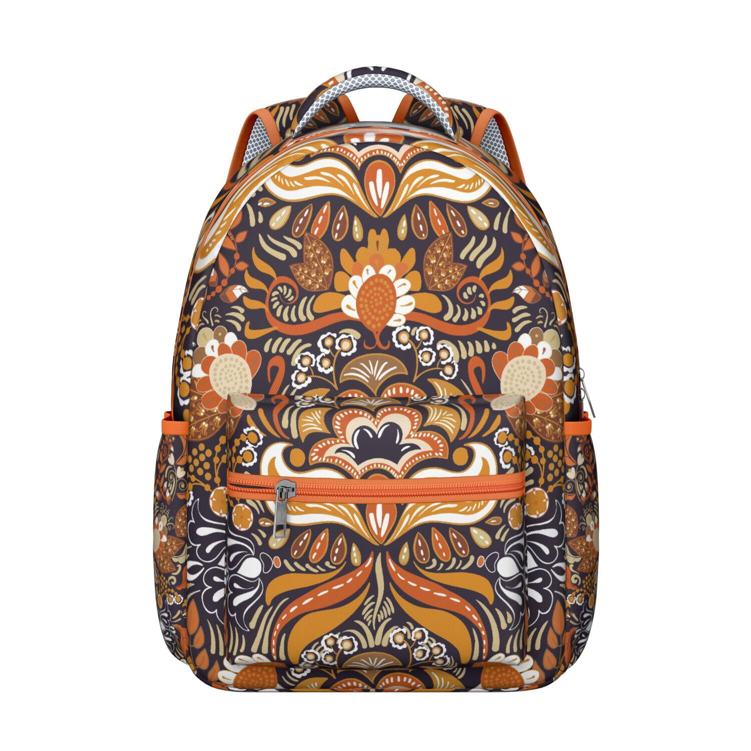 Chic Paisley Pattern Student Backpack - Ergonomic & Breathable for Daily Use - Walmart.com