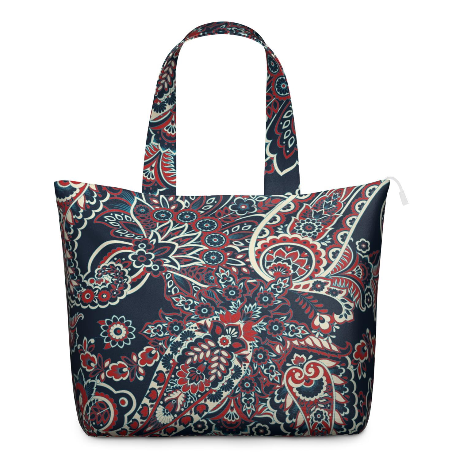 Chic Paisley Weekender Bag Bohemian Vintage Travel Duffel with Artistic ...