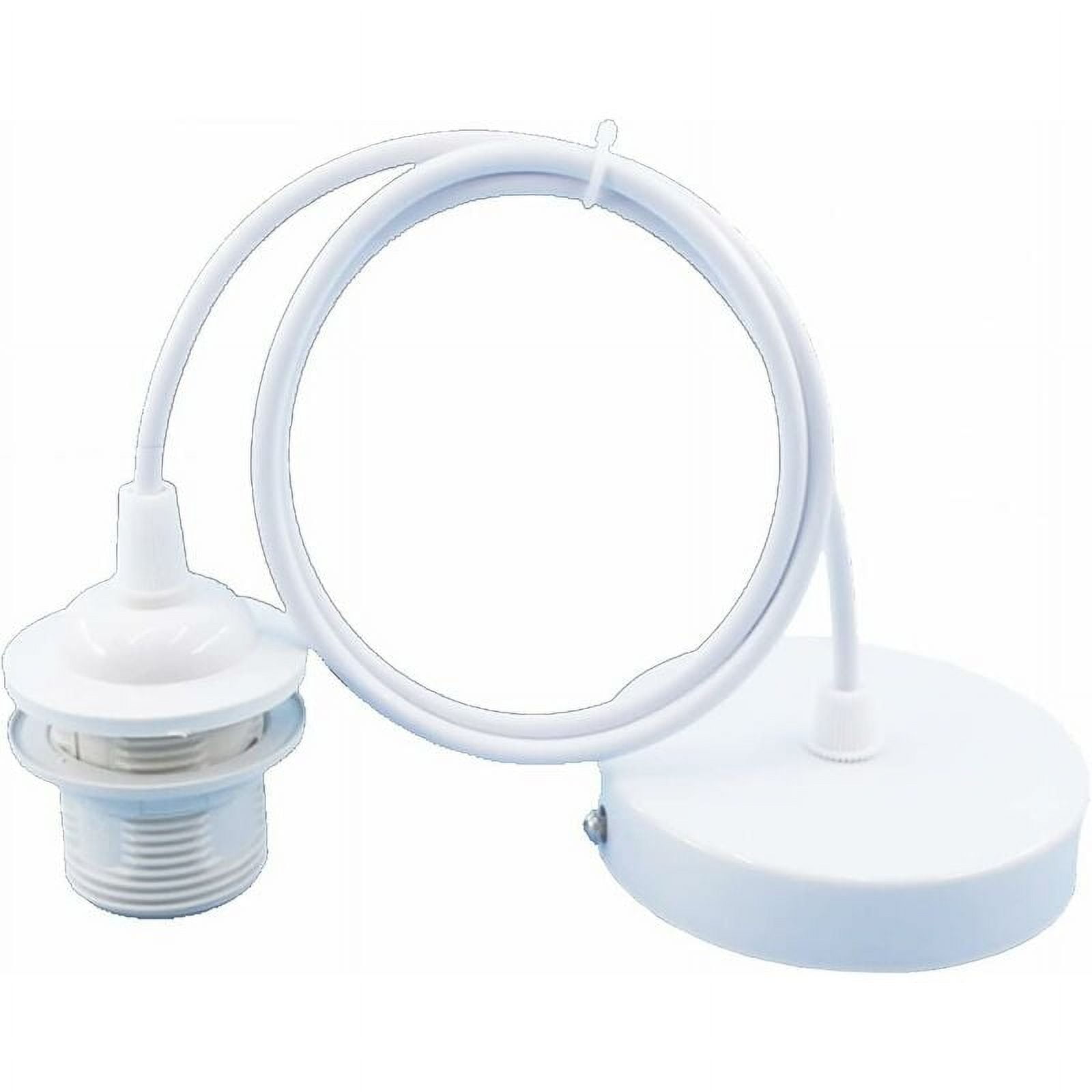 Chic Pendant Lamp Kit, Industrial Mini Pendant Light Kit, White Pendant ...