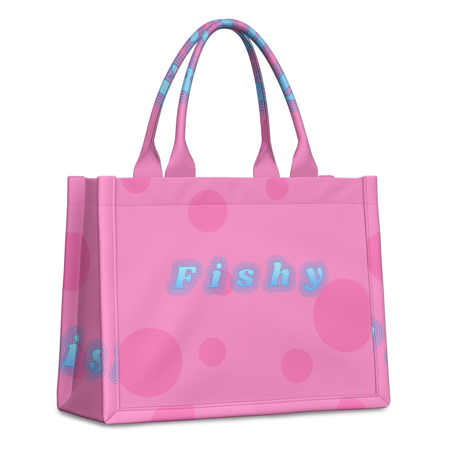 Chic Polyester Handbag with Large Capacity and Three Interior Pockets ...