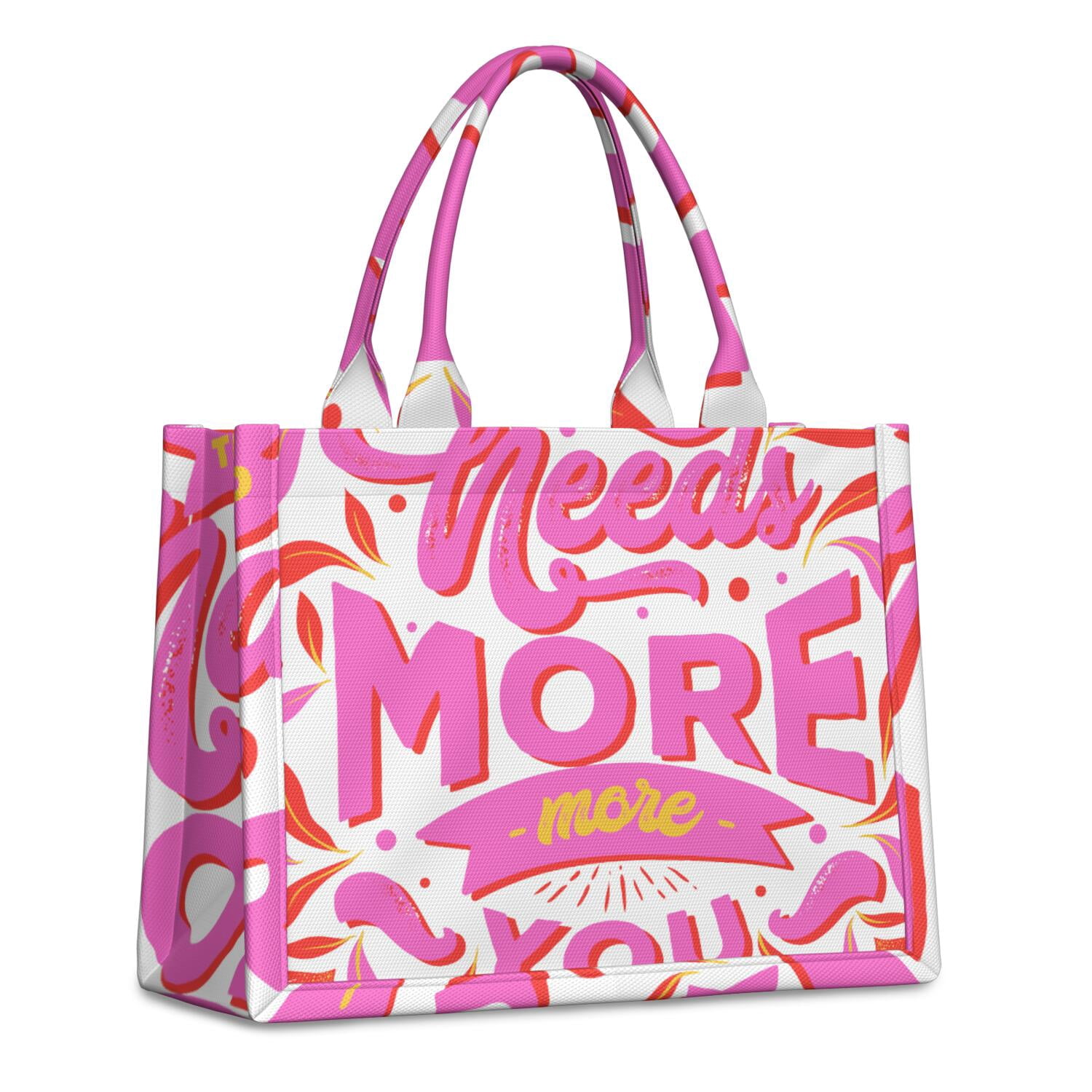 Chic Polyester Handbag with Large Capacity and Three Interior Pockets ...