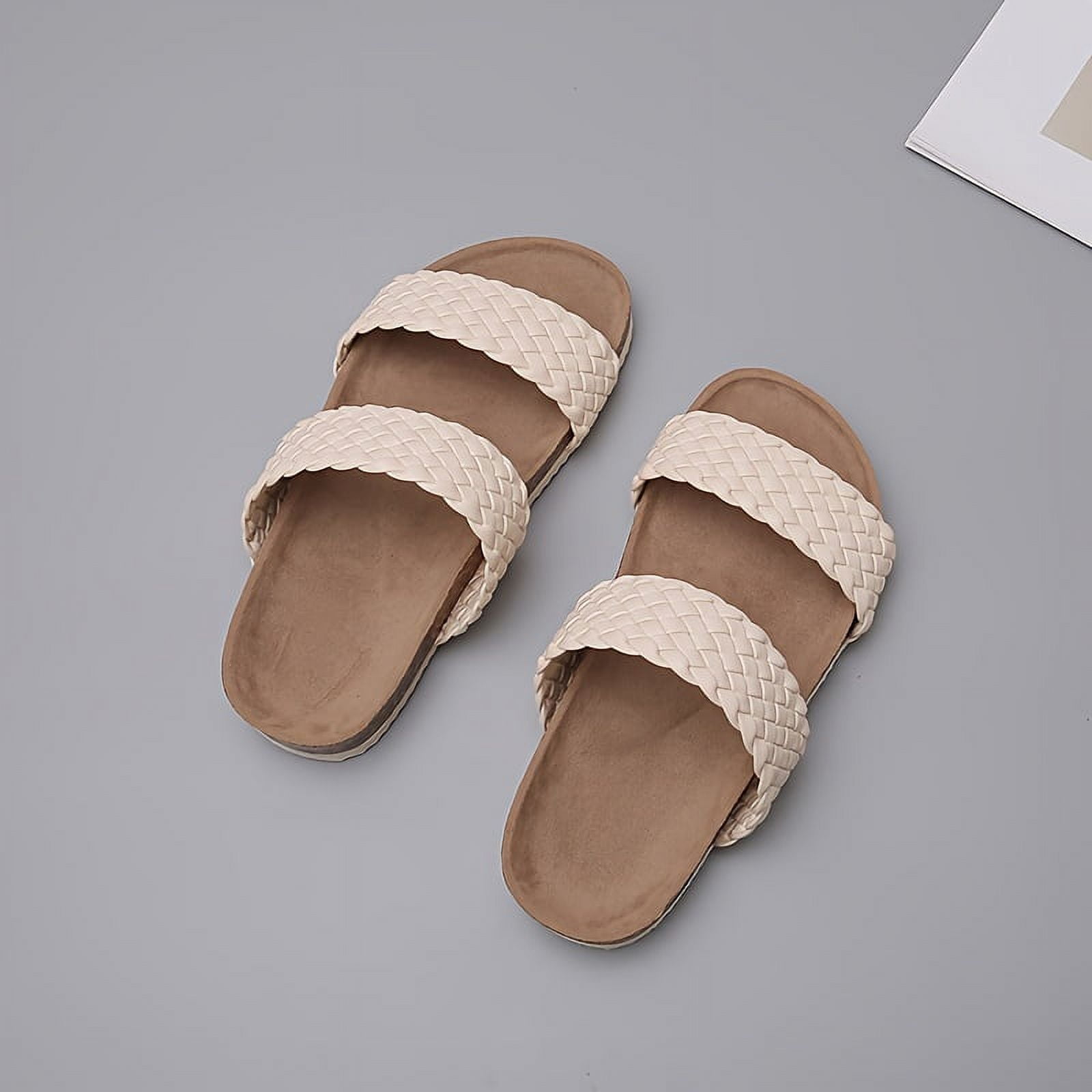 Chic Retro Floral Wedge Sandals for Women - Comfy, Non-Slip, Perfect ...