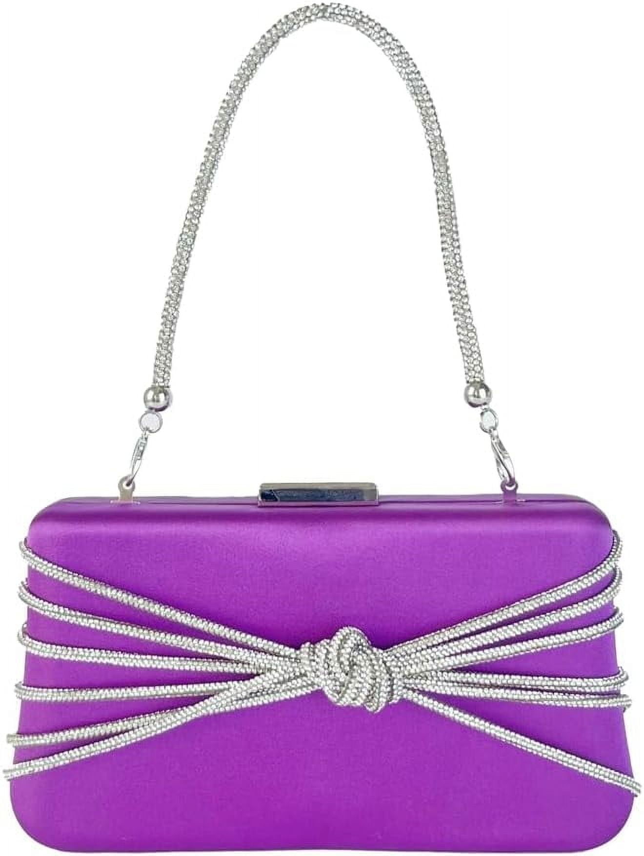 Chic Rhinestone Chain Knot Clutch - Stylish Evening Handbag for Women ...