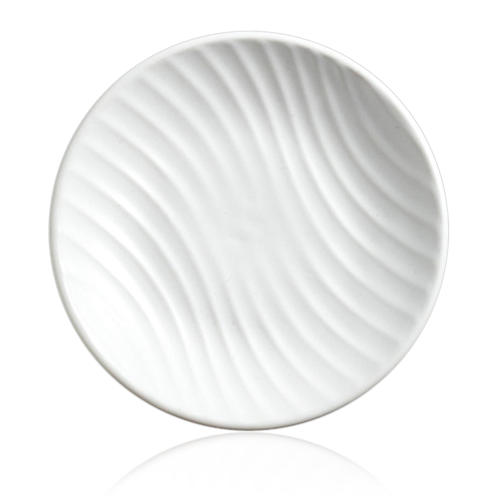 Chic Round Soap Dish, Modern Minimalist Striped Design Ceramic Tray ...