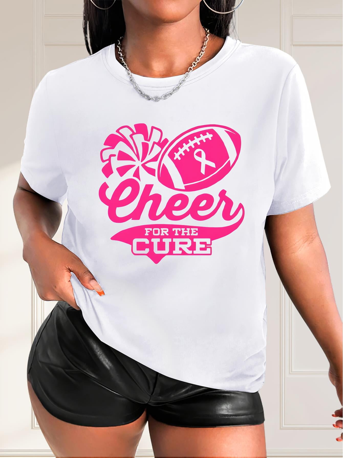 Chic Rugby Windmill Print Women's Casual Tee - Crew Neck, Short Sleeve ...