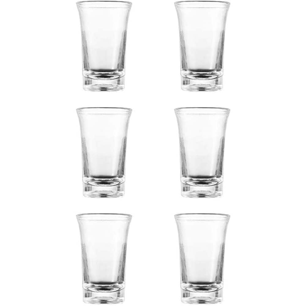 Chic Shot Glasses, Pack Of Six Provides Enough For Small Gatherings ...