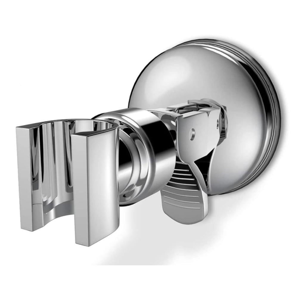 Chic Shower Head Mount, Adjustable Height Bracket with ABS Plastic ...