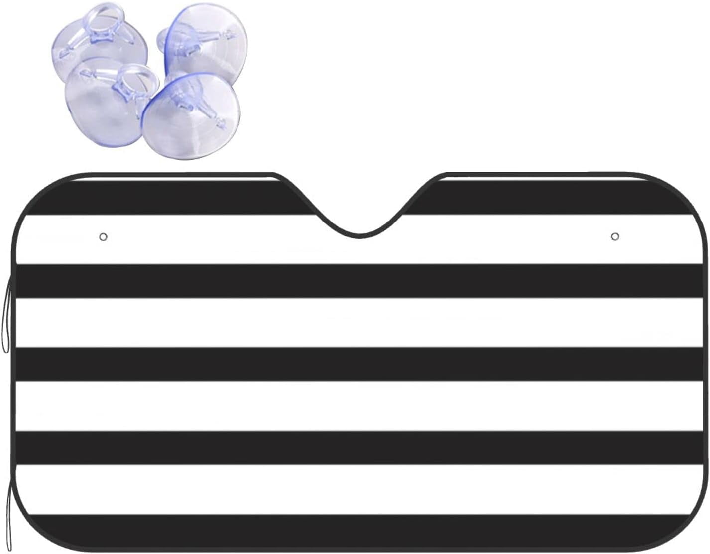 Chic Silver Glitter Drips Sparkle Black Car Windshield Sunshade, Window ...