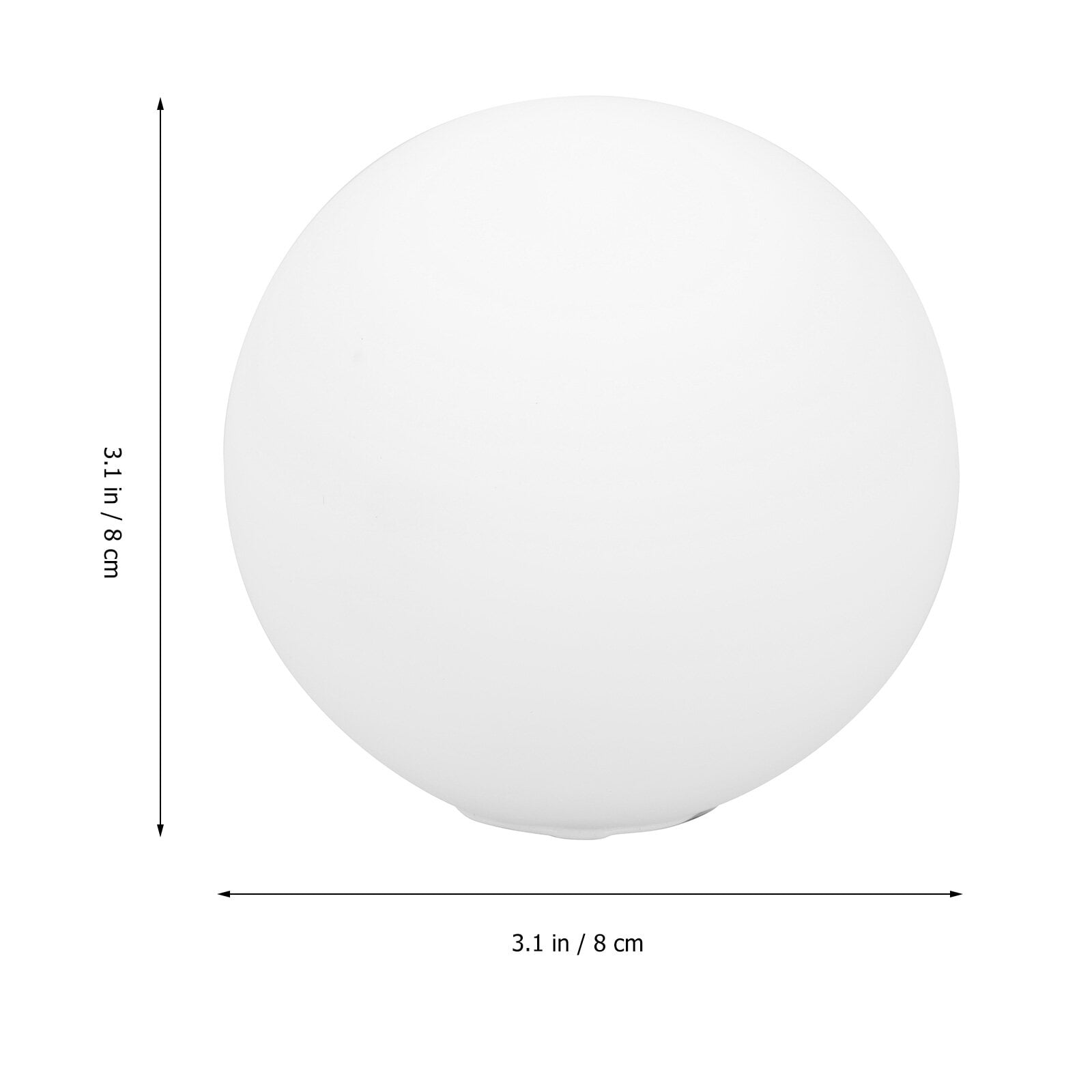 Chic Simple Style European Frosted Glass Round Lamp Shade For Table ...