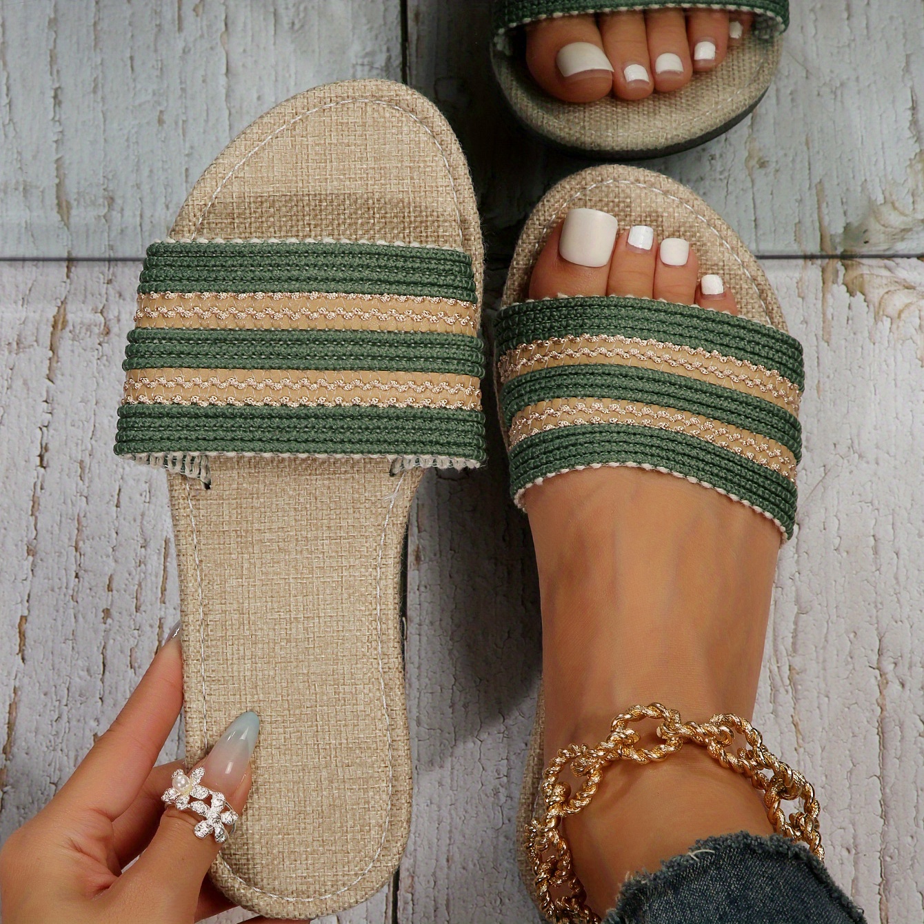 Chic Spring-Ready Floral Embroidered Loafers for Women: Slip-On Ease ...