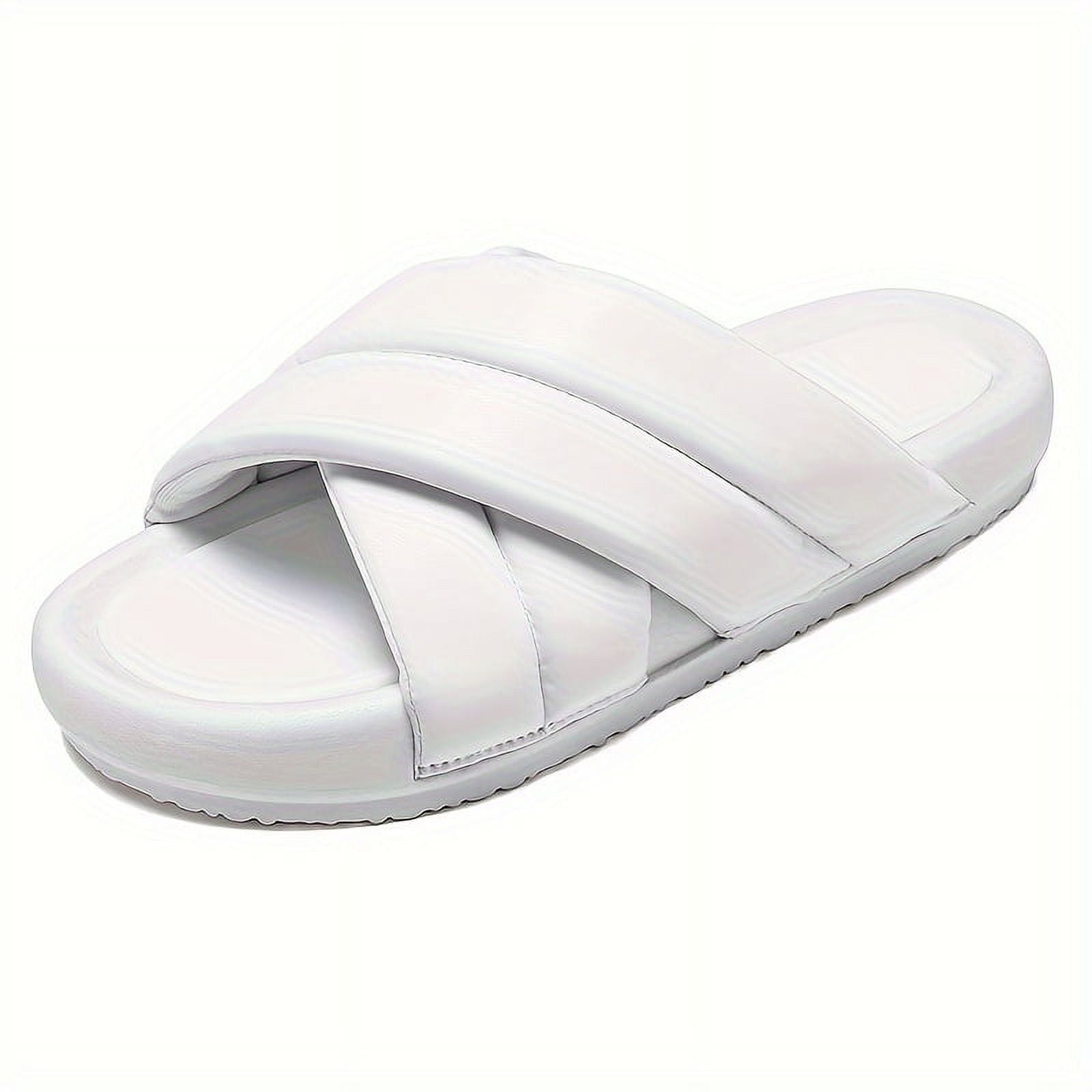 Chic Summer Women's Slides - Lightweight Comfort, Stylish Woven Design ...