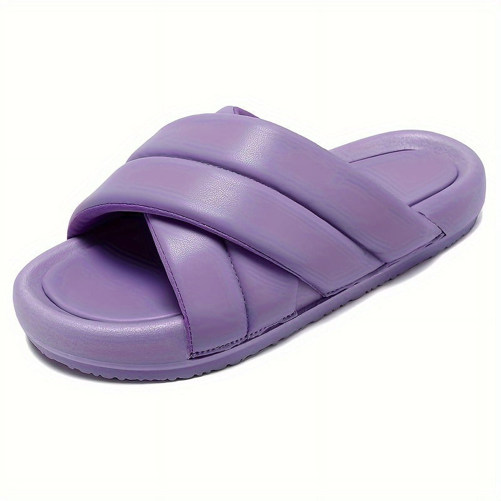 Chic Summer Women's Slides - Lightweight Comfort, Stylish Woven Design ...