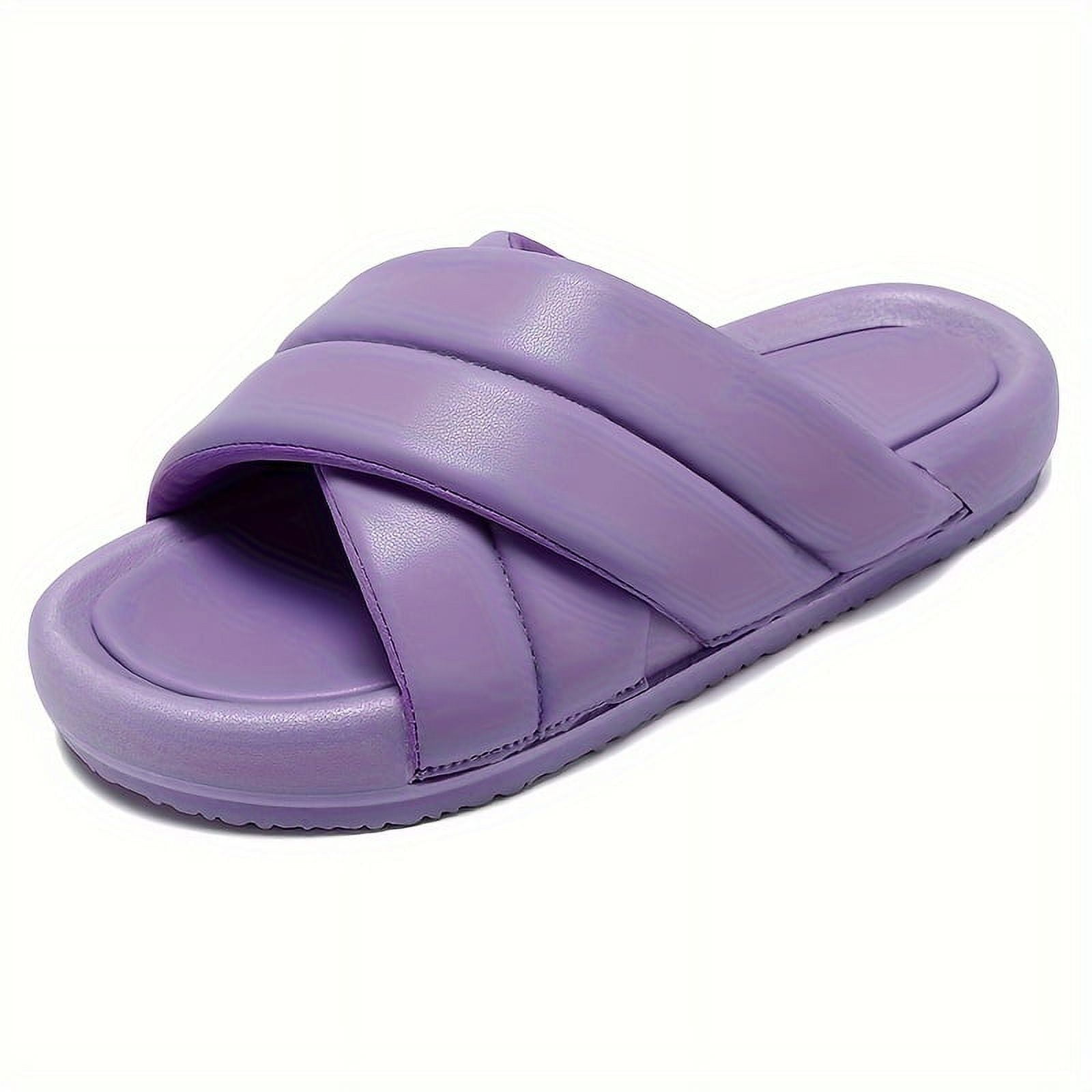 Chic Summer Women's Slides - Lightweight Comfort, Stylish Woven Design ...