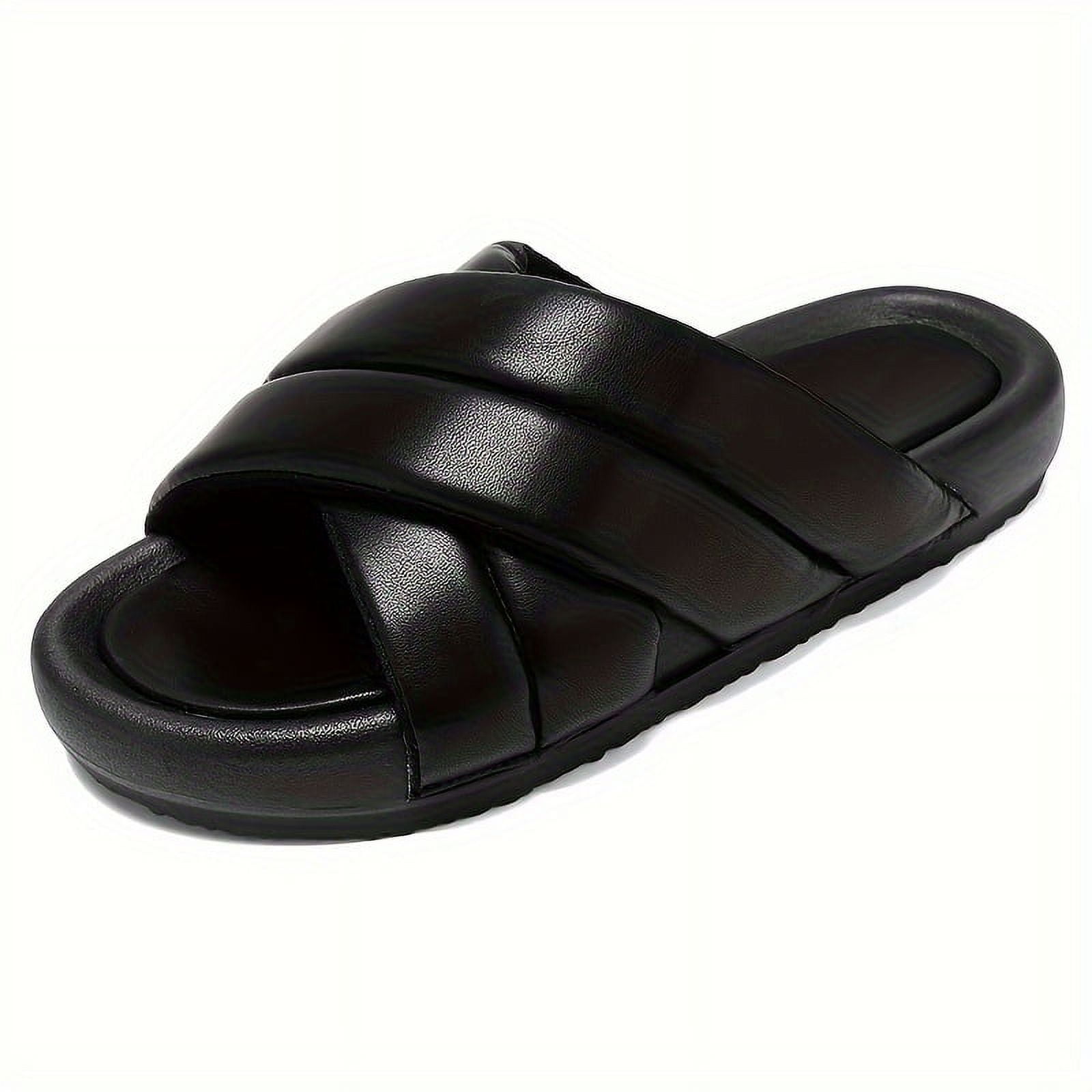 Chic Summer Women's Slides - Lightweight Comfort, Stylish Woven Design ...