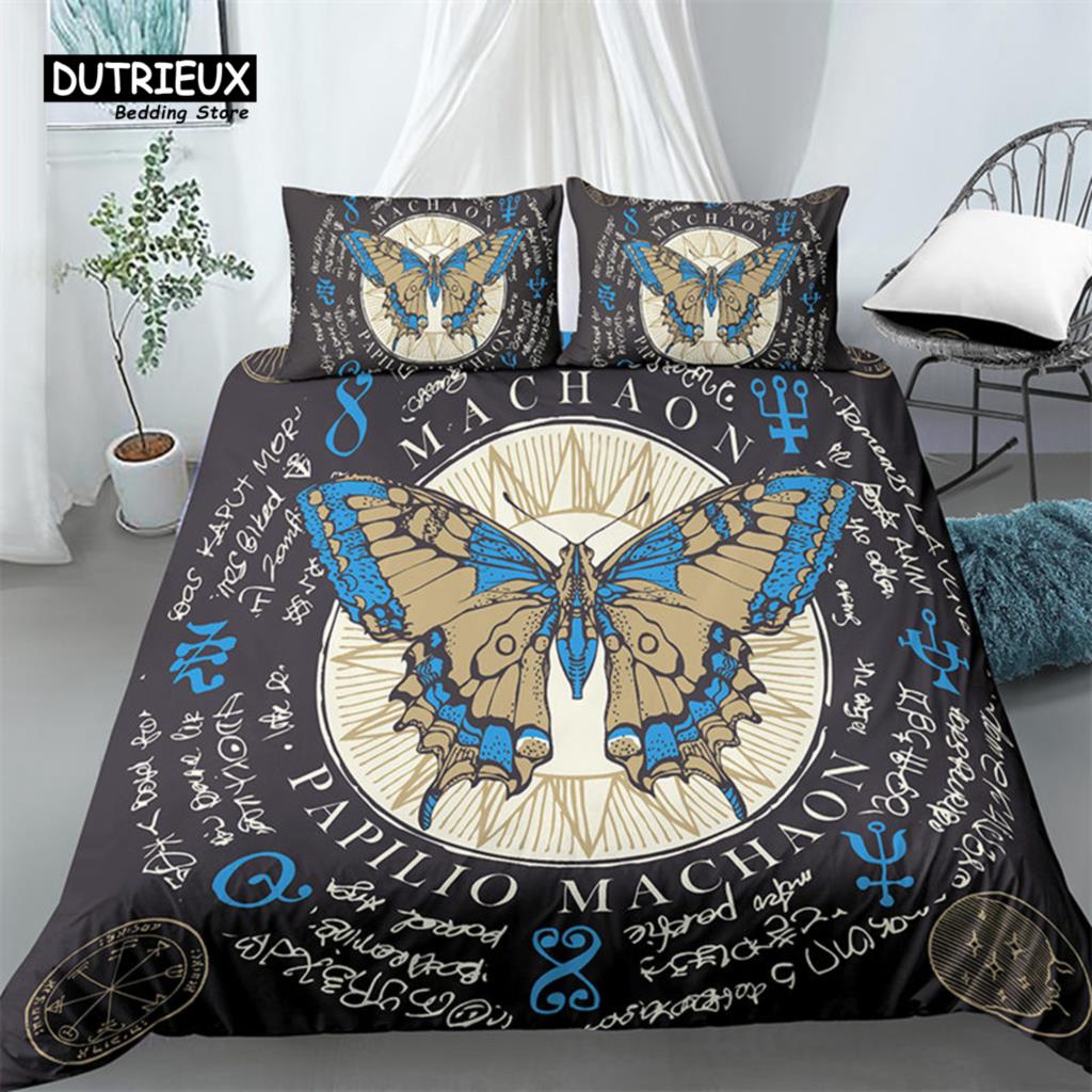 Chic Sun And Moon Duvet Cover 3D Floral Comforter Cover Bohemia ...