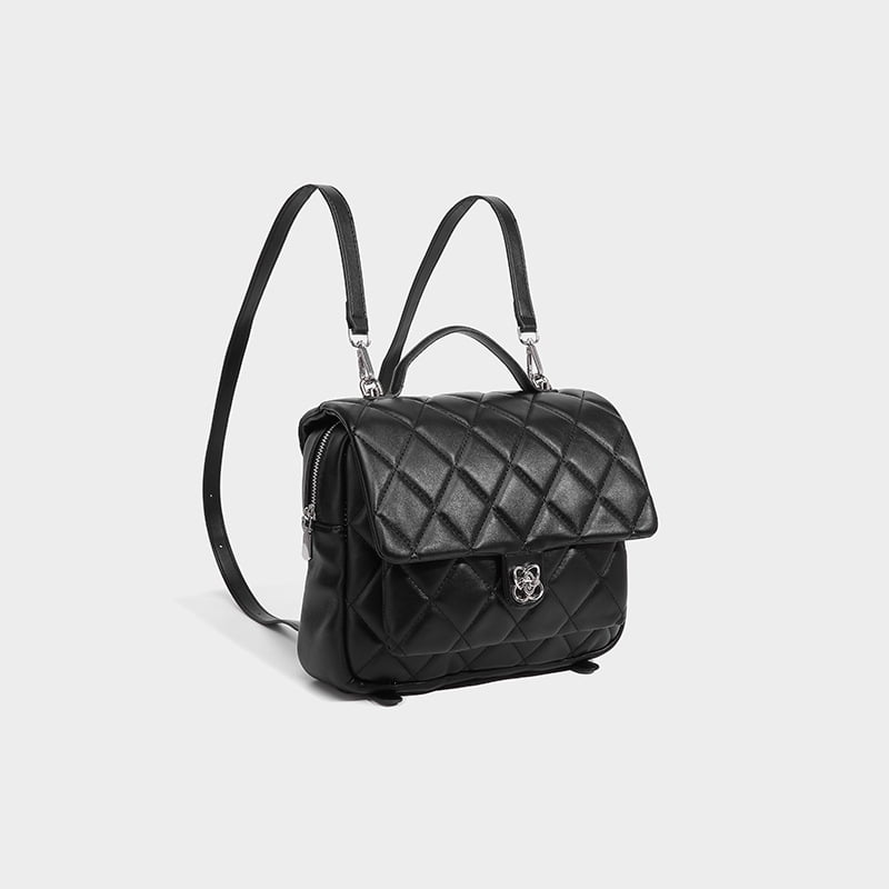 Chic Urban Backpack – Stylish Quilted Design for Daily and Formal Use ...