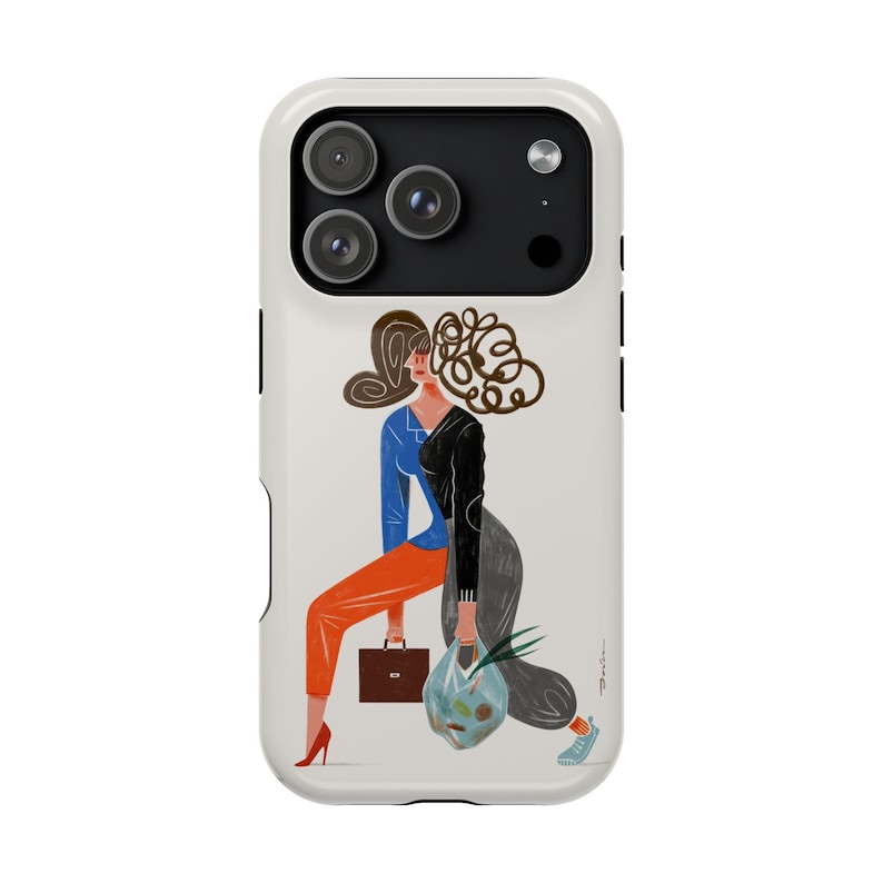 Chic Vibrant Art Themed Phone Case for iPhone 11 to 17 A Fashion Lover ...