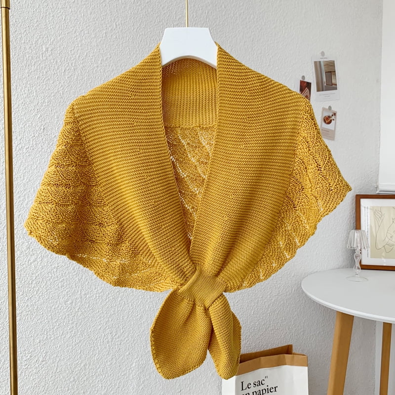 Chic Weekend Warmth: Durable, Windproof Knitted Scarf - A Featherless ...