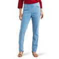 Chic Women's Easy Fit Elastic Waist Pull On Pant - Walmart.com