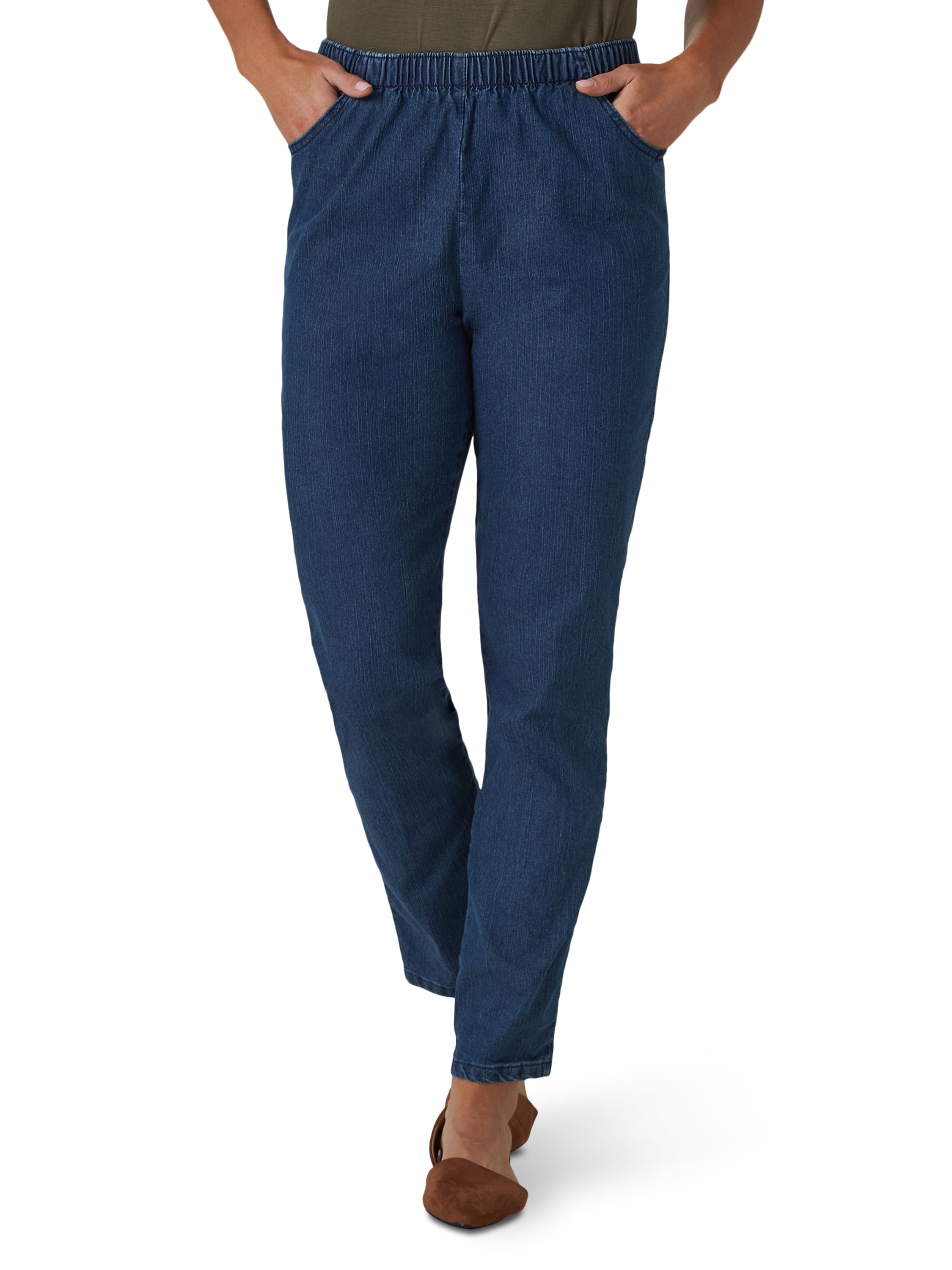 Chic Women's Stretch Twill Pull On Pant - Walmart.com