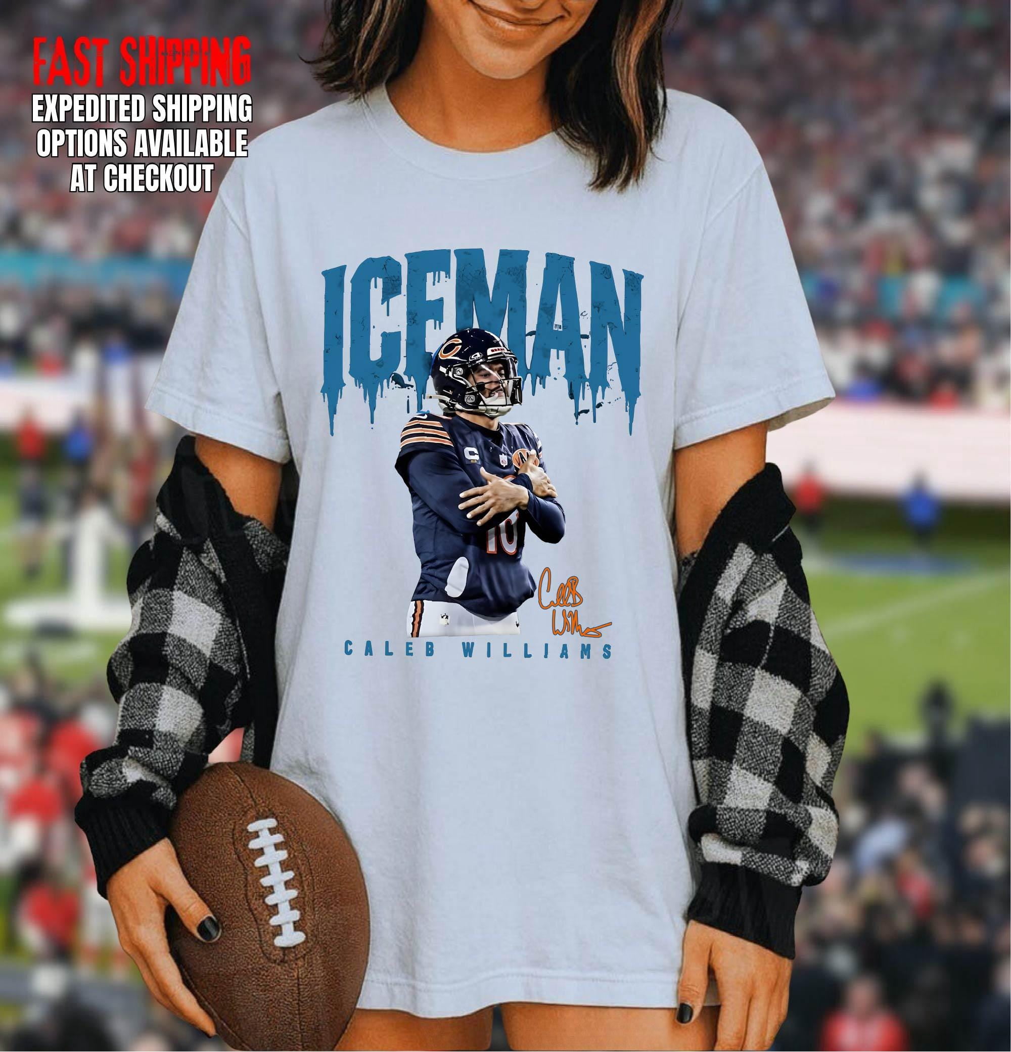 Chic@g0 Football Caleb T-Shirt, CALEB WILLI@MS COLD Chic@g0 Football ...