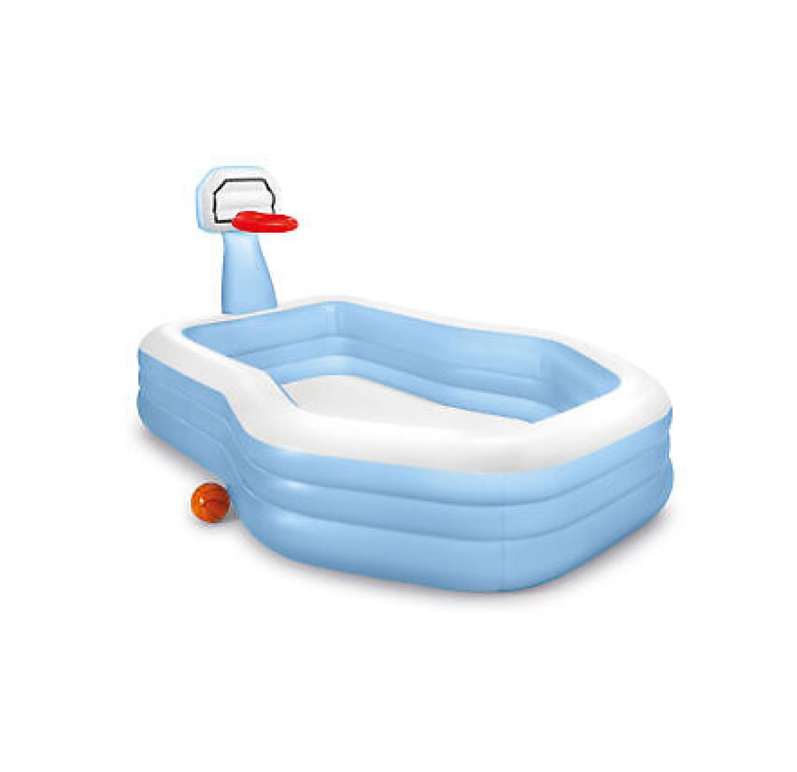 ChicCrest 57183EP 101 Inch Swim Center Shootin' Hoops Inflatable Family ...