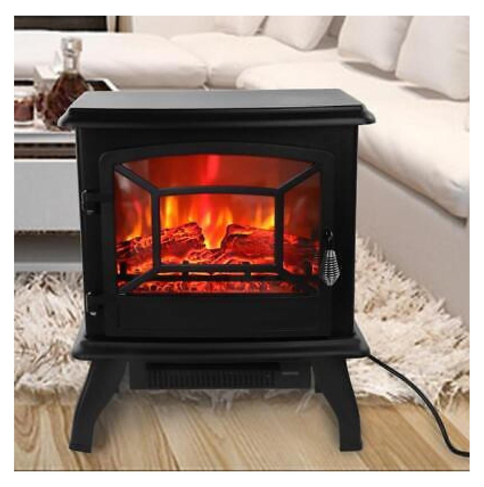 ChicCrest Home Apartment 20 inch 1400W Electric Fireplace Heater ...