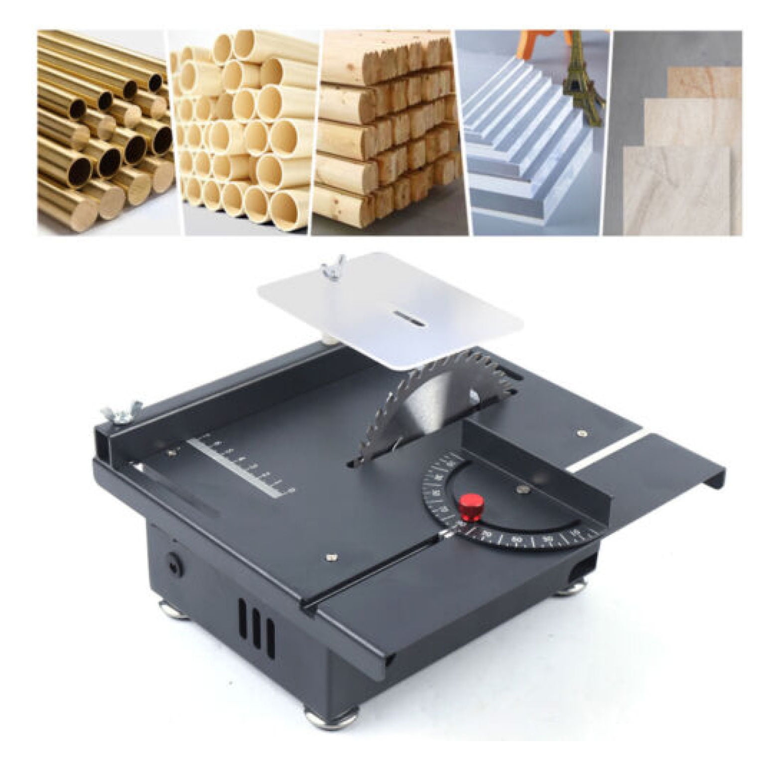 Mini Electric Table Saw Bench Circular Blade Woodworking Cutting Tool ...