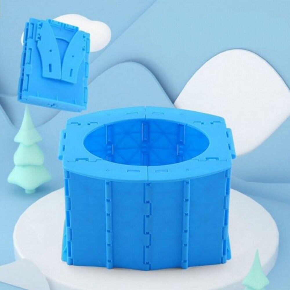 ChicCrest Portable Toilet,Portable Camping Toilet with Lid, Foldable ...