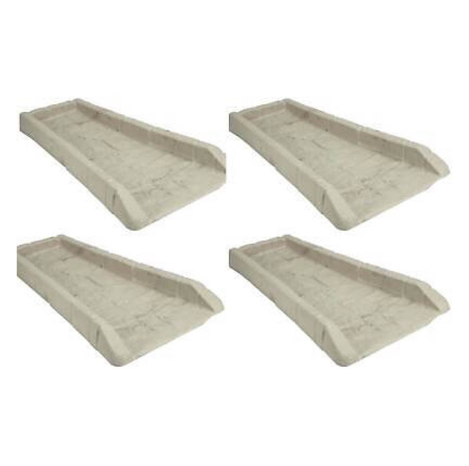 ChicCrest SB24 Decorative Rain Gutter Downspout ChicCrest Block, Light ...