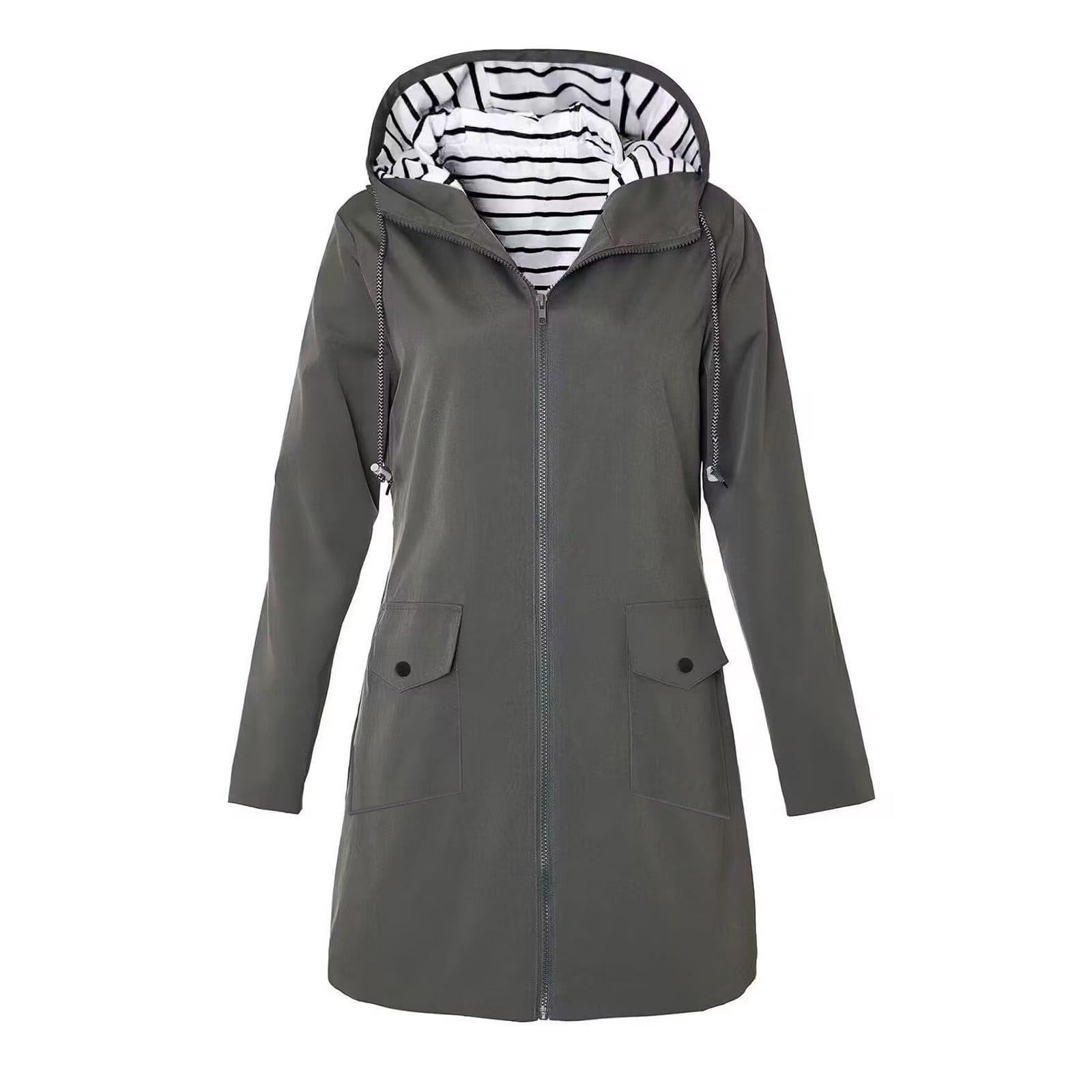 ChicHaven 2025 Women's Waterproof Rain Jacket with Hood Lightweight ...