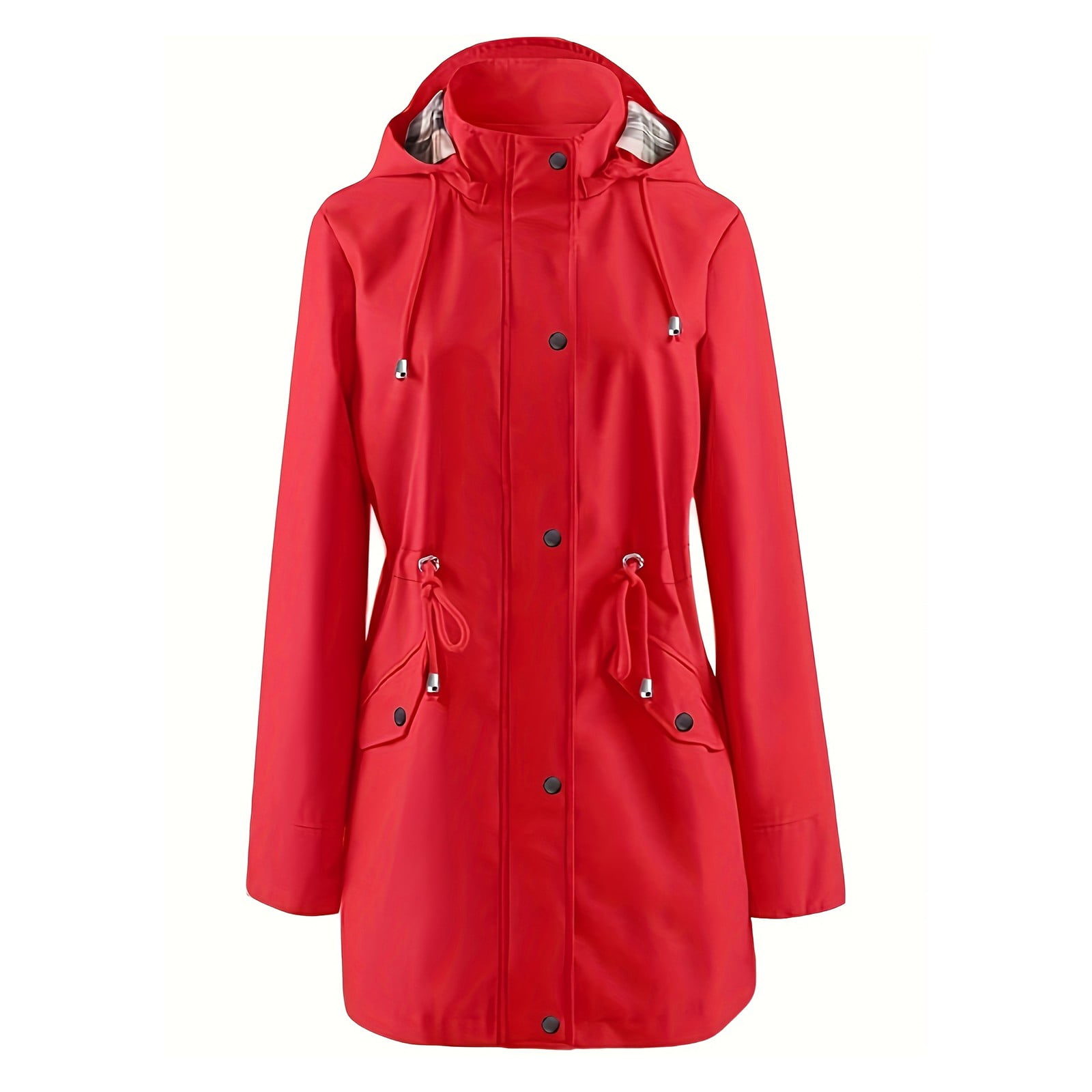 ChicHaven Rain Jacket Women Lightweight Waterproof Hooded Raincoat ...
