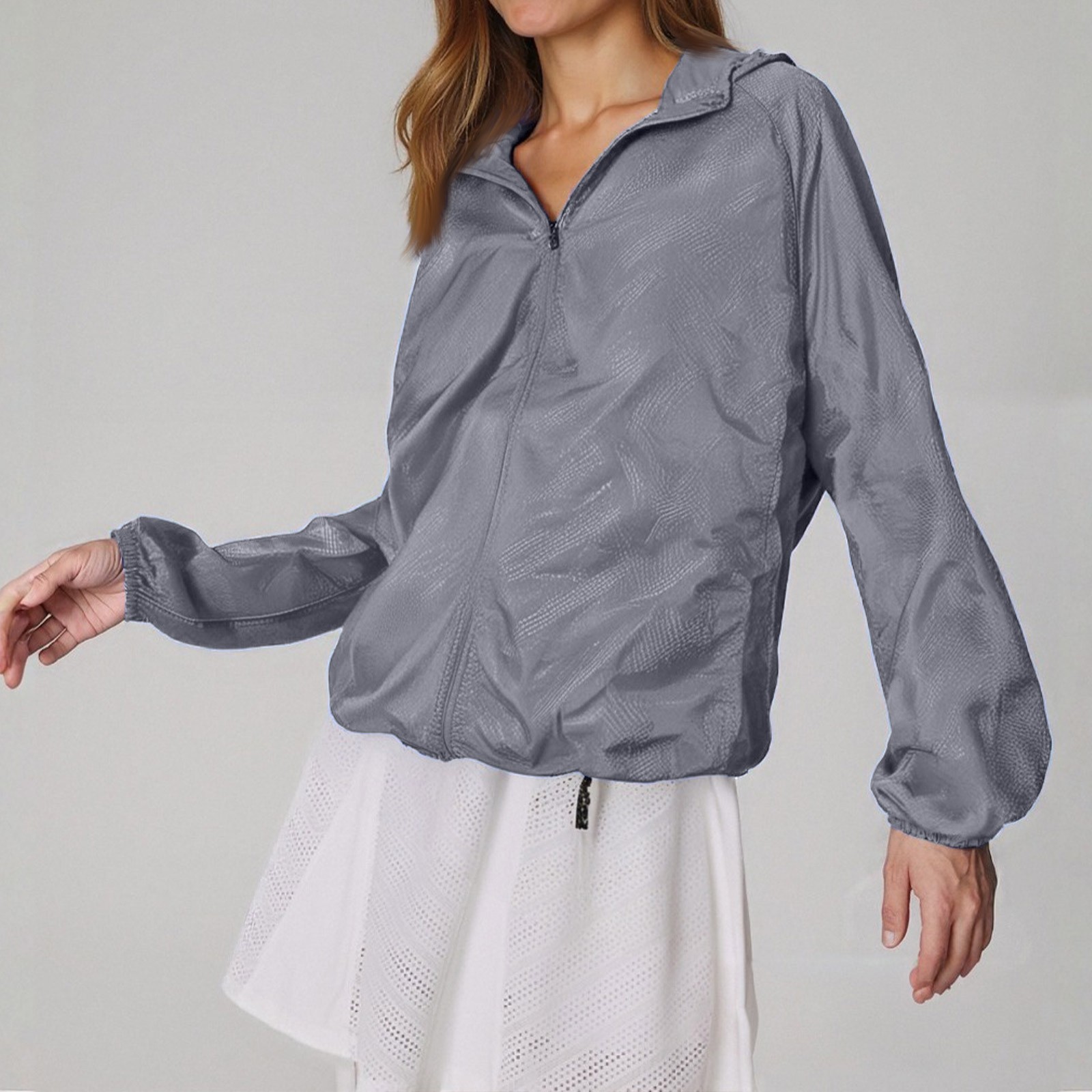 ChicHaven Womens Rain jacket with Hood Waterproof Lined Raincoat ...