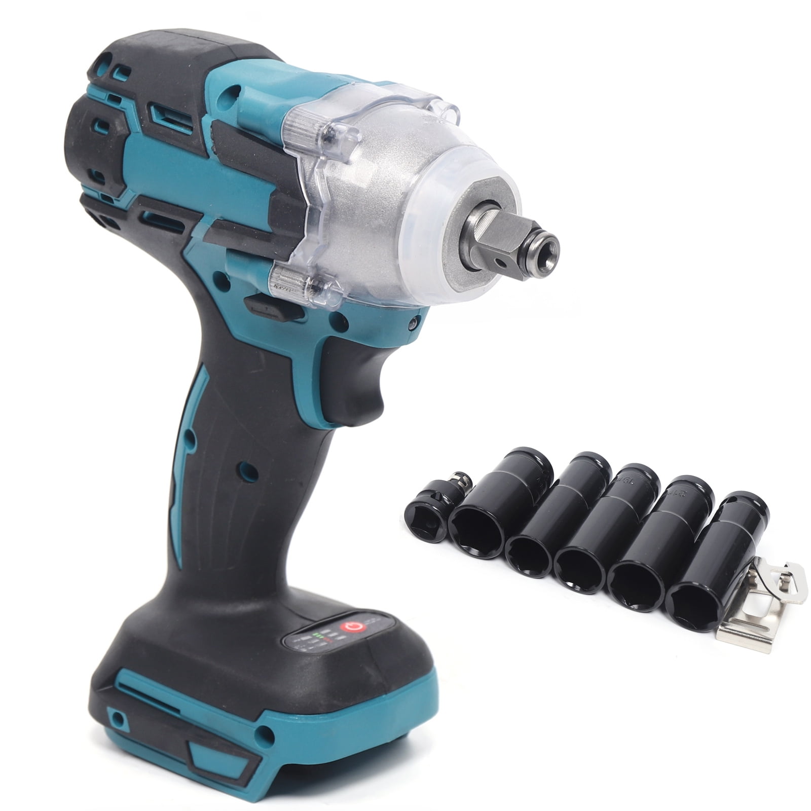 ChicHomey 18V electric impact wrench set, 520N.m brushless impact ...