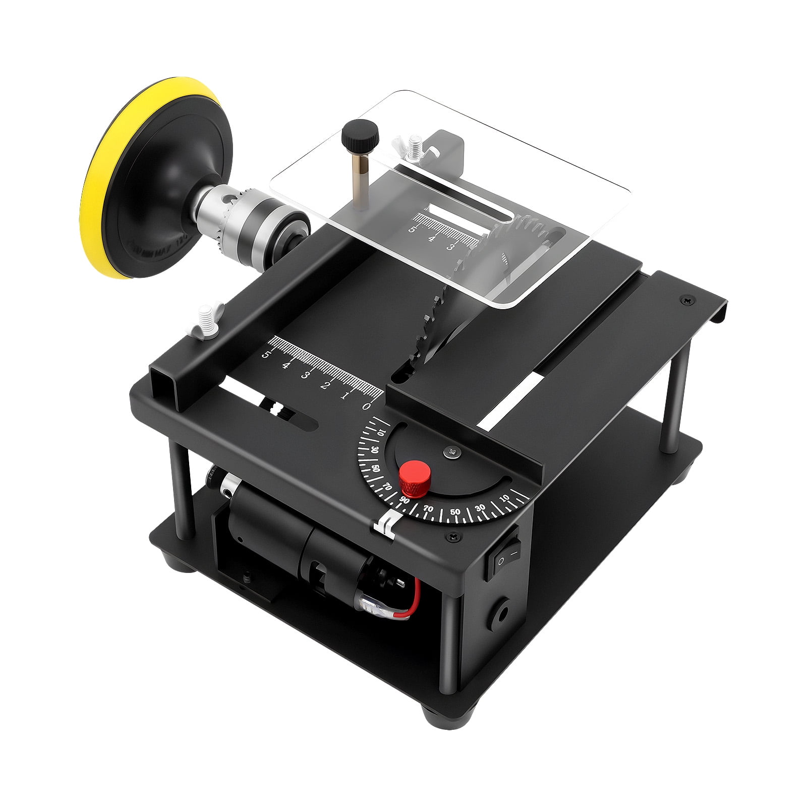 ChicHomey 200W Mini Table Saw,10,000RPM,0-90° Cutting & Sanding,Compact ...