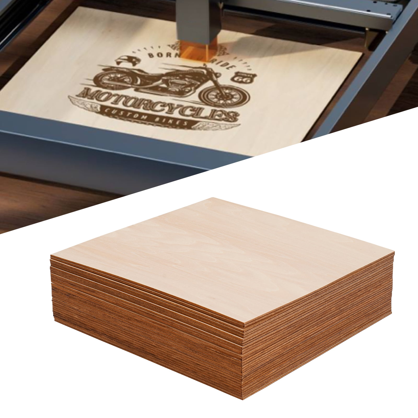 ChicHomey 30pc 3mm Basswood Sheets Thin Unfinished Wood Boards Crafts ...