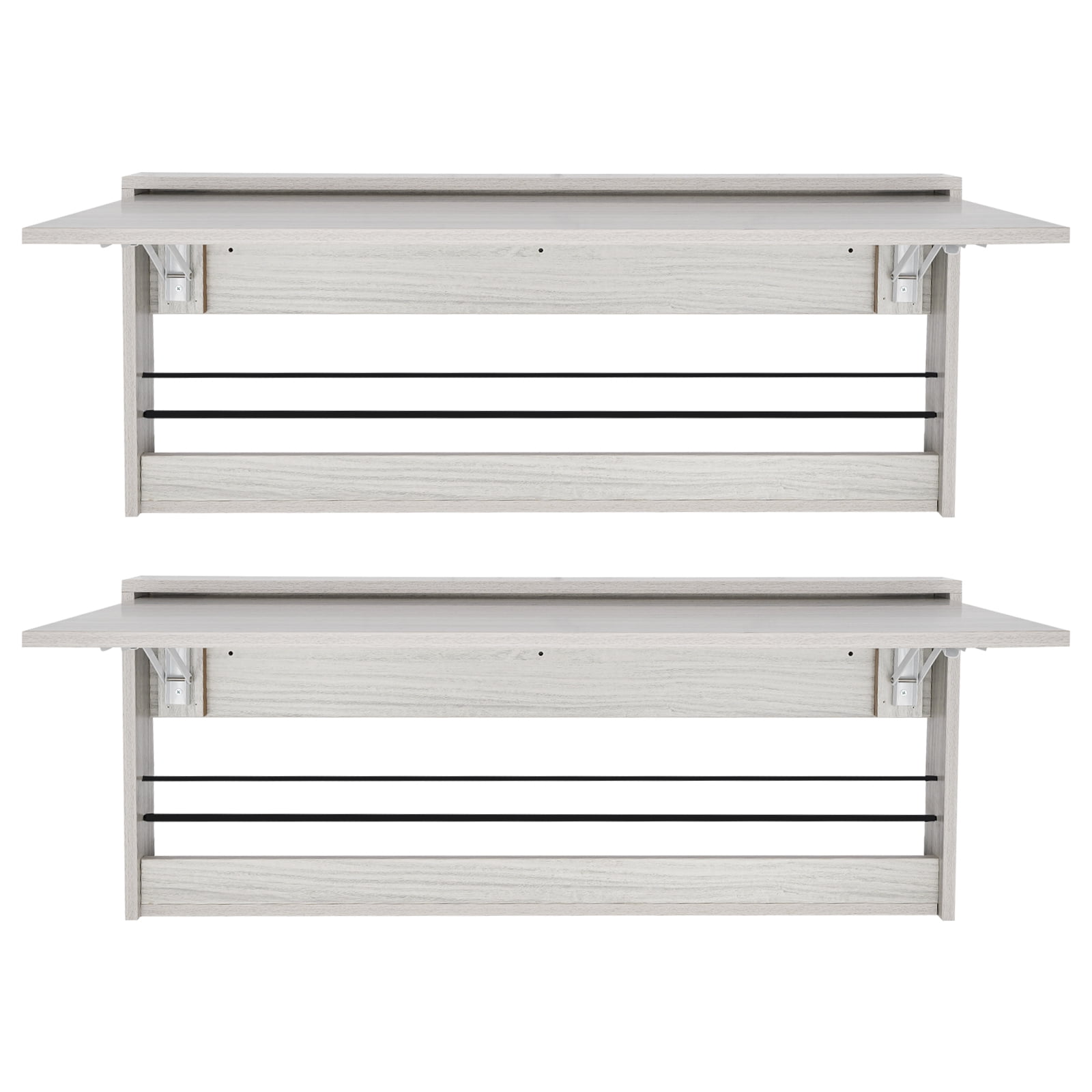 ChicHomey 39 4x16 3 inch wall mounted folding desk stand foldable ...