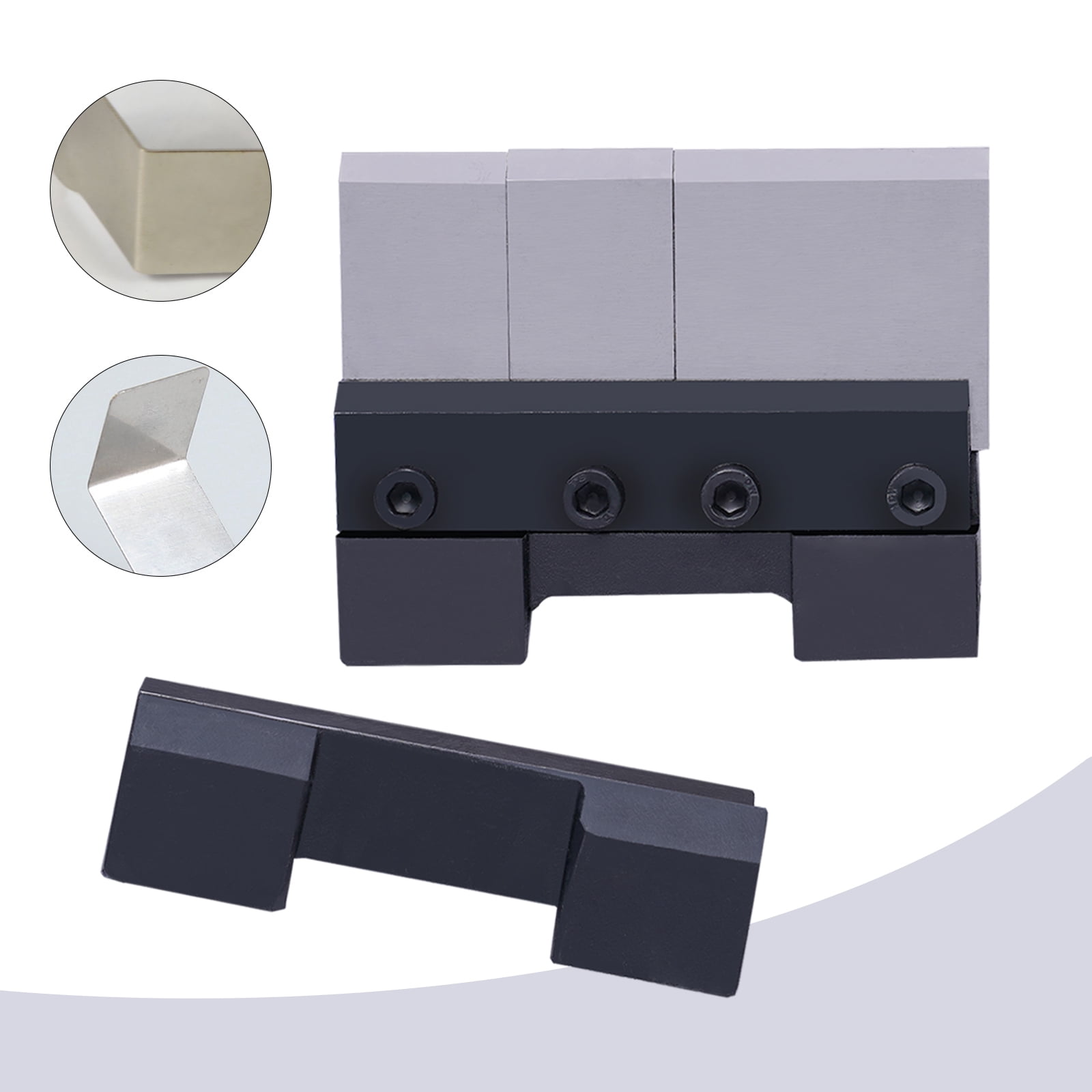 ChicHomey 4-Inch Vise Metal Bender Attachment, Cast Steel Construction ...