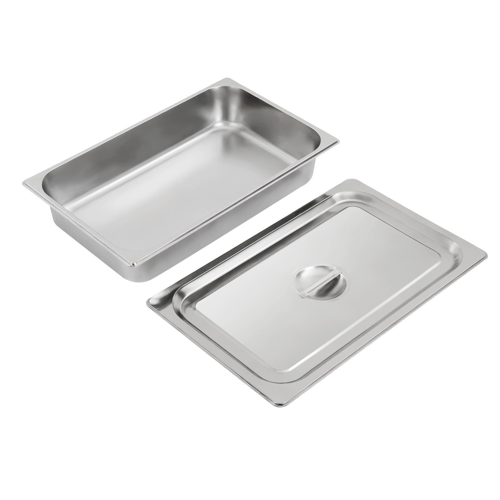 ChicHomey 4-Pack Stainless Steel Hotel Pans,Steam Table Pans,3.94 Inch ...