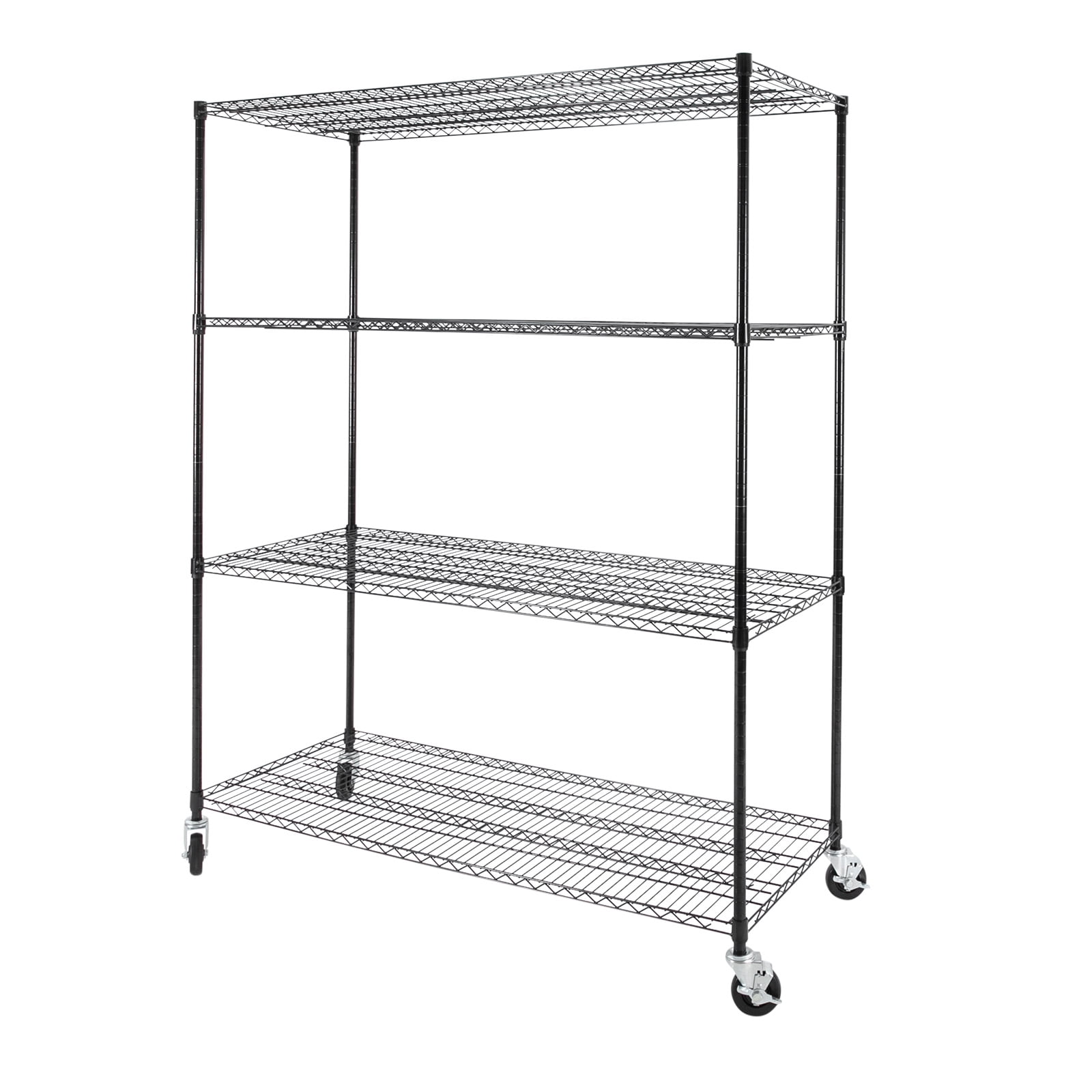 ChicHomey 4-Tier Wire Shelving Storage Unit,Heavy-Duty Storage Rack ...